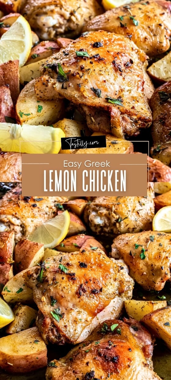 Quick & Easy Greek Lemon Chicken - Tastilly