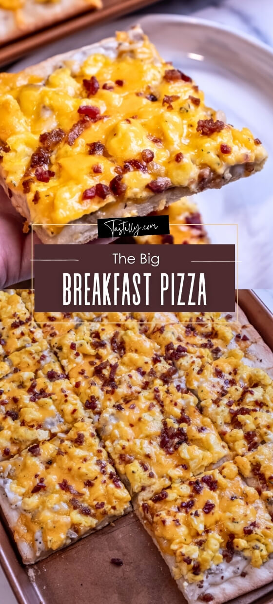 30-Minute Breakfast Pizza - Tastilly