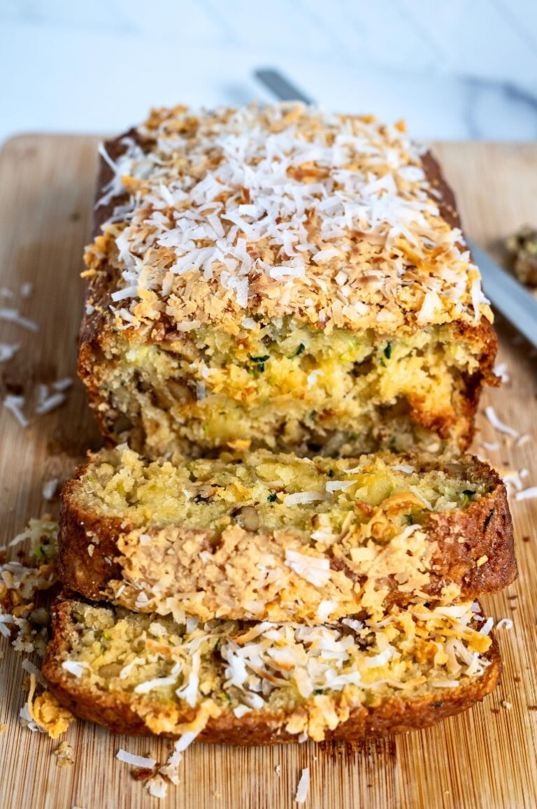 Simple & Moist Pina Colada Zucchini Bread Recipe – Tastilly